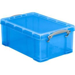 Really Useful Box Box, Kunststoff, transparent blau, 9 l