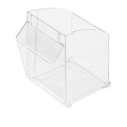 Ersatz Klappkastenbeh&auml;lter f&uuml;r Kleinteilemagazin MultiStore, Reihengr&ouml;&szlig;e 5, Volumen 1,1 l, B 100 x T 97 x H 108 mm, Polystyr., 1 St.