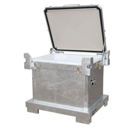 Altbatterie-Container Bauer SAP 600 K, Stahlblech, feuerverzinkt, abschlie&szlig;bar, stapelbar, B 1200 x T 1000 x H 1055 mm
