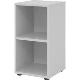 Regale Breno, 2 OH, 28 kg je Boden, B 400 x T 400 x H 748 mm, Spanplatte, lichtgrau