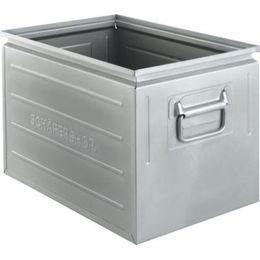 Sch&auml;fer Shop Sch&auml;fer Shop Select Stapelbox, 40 l, 150 kg, L 480 x B 308 x H 301 mm, Stahl, galvanisch verzinkt