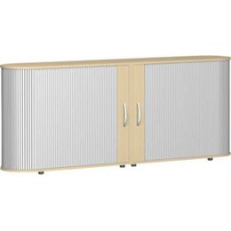 Querrollladenschrank Alicante, B 2000 x T 400 x H 828 mm, Ahorn-Dekor