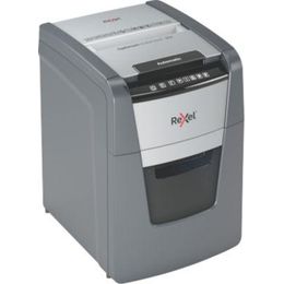 Rexel Optimum AutoFeed+ 90X Aktenvernichter, P4, Vollautomatik, Partikelschnitt 4 x 28 mm, 34 l, 90 Blatt Schnittleistung, schwarz