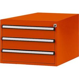 Manuflex Schubladen-Unterbau, f&uuml;r T 800 mm, rotorange