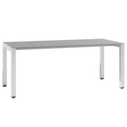 Schreibtisch SOLUS PLAY, 4-Fu&szlig;, h&ouml;henverstellbar, B 1800 x T 800 x H 720 - 820 mm, Ceramic grey
