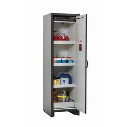 Sicherheitsschrank Typ 30 ASECOS Q-CLASSIC-30, Fl&uuml;gelt&uuml;r, Anschlag rechts, Front Reinwei&szlig;, B 564 x T 620 x H 1947 mm