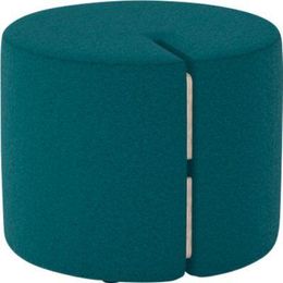 Nowy Styl NowyStyl Sitzpouf Tri.Ply S, modular, Blazer-Stoff, &oslash; 55 cm, petrol
