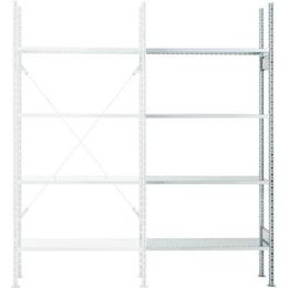 Sch&auml;fer Shop Anbauregal, 4 B&ouml;den, H 2278 x B 1055 x T 300 mm, verzinkt