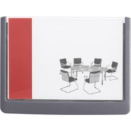 Durable T&uuml;rschild Click Sign, B 149 x H 105,5 mm, 5 St&uuml;ck, graphit