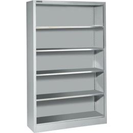 Sch&auml;fer Shop Sch&auml;fer Shop Select Regal AS 2412, mit 4 h&ouml;henverstellbaren Fachb&ouml;den, B 1200 x T 400 x H 1935 mm, Stahlblech, wei&szlig;aluminium RAL 9006