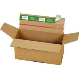 Versandkartons Gr&uuml;nmarie&reg;, 200 x 100 x 100 mm, palettenoptimiert, Automatikboden, bis 20 kg, 100 % recycelbar, FSC&reg;-Wellpappe, braun, 20 St&uuml;ck