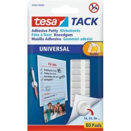 Tesa Tack Klebeknete, doppelseitig, r&uuml;ckstandslos abl&ouml;sbar, 80 St&uuml;ck
