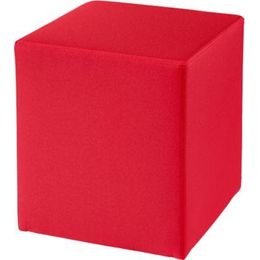 Sitzhocker Wall In, B 410 x T 410 mm, rot