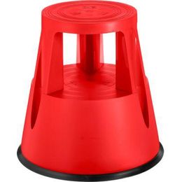 Rollhocker, rot