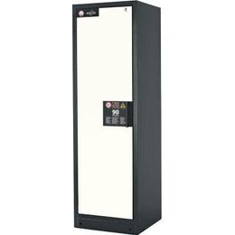 Sicherheitsschrank Typ 90 ASECOS Q-CLASSIC-90, B 600 mm, T&uuml;r links, 6 Ausz&uuml;ge, reinwei&szlig;