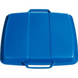 Graf Deckel f&uuml;r Abfallbeh&auml;lter 90 Liter, blau