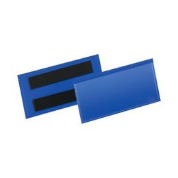 Durable Etiketten- und Kennzeichnungstaschen B 100 x H 38 mm, 50 St&uuml;ck, blau