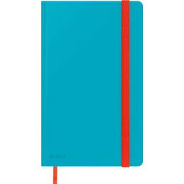 Notizbuch Leitz Cosy, DIN A5, kariert, 100 g/m&sup2; Papier, 80 Blatt, Hardcover, blau