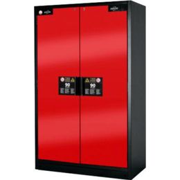 Sicherheitsschrank Typ 90 ASECOS Q-CLASSIC-90, B 1200 mm, 4 Ausz&uuml;ge, verkehrsrot