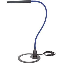 BAUER & B&Ouml;CKER LED-Tischleute Bauer & B&ouml;cker Comet, 10 W, 960 lm, 2700-5500 K, dimmbar, neigbar, Gestensteuerung, L 750 mm, Aluminium, schwarz-blau