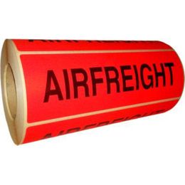 Warnetiketten Airfreight, 500 St&uuml;ck