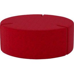 Nowy Styl NowyStyl Sitzpouf Tri.Ply L, modular, Blazer-Stoff, &oslash; 115 cm, rot