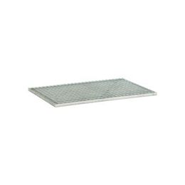 Stahlgitterrost f&uuml;r PE-Palettenauffangwannen CEMO 220/2, 425/4 und 425/4e, B 1200 x T 800 x H 30 mm, bis 600 kg