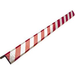Knuffi&reg; Eckschutzprofil Typ H+, 1-m-St&uuml;ck, rot/wei&szlig; reflective