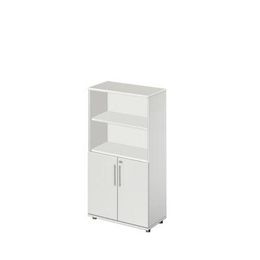 Sch&auml;fer Shop Sch&auml;fer Shop Select Kombischrank Start Off, 4 OH, abschlie&szlig;bar, B 800 x T 420 x H 1514 mm, Holz, lichtgrau/lichtgrau