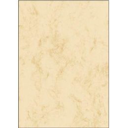 Sigel Briefb&ouml;gen "Marmor", beige, 90 g, 100 Blatt