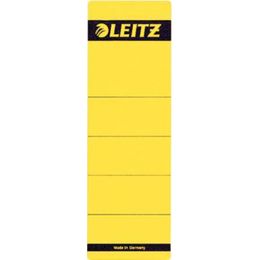 R&uuml;ckenschild Leitz&reg;, R&uuml;ckenbreite 80 mm, selbstklebend, 10 St&uuml;ck, gelb