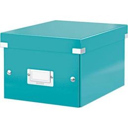 Leitz&reg; Ablage- und Transportbox Serie Click + Store, klein, f&uuml;r DIN A5, eisblau