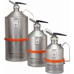 Dosierkanne, Edelstahl 1.4301, 2 l, &Oslash; 131 x H 295 mm, automatisches &Uuml;berdruckventil