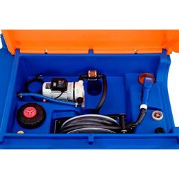 Mobile Tankstelle CEMO Blue-Mobil EASY Premium, mit Membranpumpe CEMATIC BLUE 230 V, 980 l Tank f&uuml;r AdBlue&reg;, Z&auml;hler K24, B 1270 x T 1070 x H 1120 mm