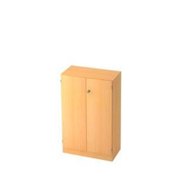 Aktenschrank, 3 OH, B 800 x T 420 x H 1270 mm, abschlie&szlig;bar, Buche-Dekor