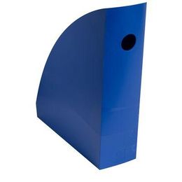 Stehsammler Exacompta BEE BLUE Pen Cube, f&uuml;r Dokumente im Format A4+, mit Griffloch, Kunststoff, marineblau, 6 St&uuml;ck
