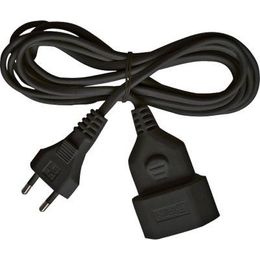 Fa.Brennenstuhl Brennenstuhl Verl&auml;ngerungskabel, 5 Meter, Kunststoff, Euro-Stecker, Euro-Kupplung, schwarz