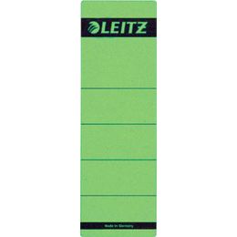R&uuml;ckenschild Leitz&reg;, R&uuml;ckenbreite 80 mm, selbstklebend, 10 St&uuml;ck, gr&uuml;n