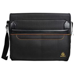 Laptoptasche Exacompta Exactive, f&uuml;r Laptops bis 14", Dokumente bis DIN A4, B 380 x T 100 x H 305 mm, Polyester, schwarz