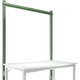 Manuflex Aufbauportal, Grundtisch STANDARD Arbeitstisch-/Werkbanksystem UNIVERSAL/PROFI, 1500 mm, resedagr&uuml;n