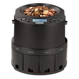 M&uuml;nzz&auml;hler ratiotec Coinsorter CS500, z&auml;hlt & sortiert bis zu 600 Eurom&uuml;nzen/min, mit B&uuml;ndelfunktion, Netzkabel