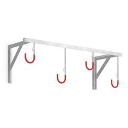 H&auml;ngeparker WSM, 1-seitig, f&uuml;r Reifen bis B 65 mm, B 1200 x T 350 x H 350 mm, Diebstahlschutz, Stahl, 4 Einh&auml;ngepl&auml;tze