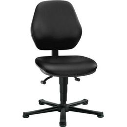 bimos Laborstuhl Basic, Kunstleder, Stamskin Top schwarz