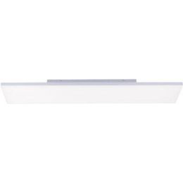 LED-Deckenleuchte FRAMELESS, wei&szlig;, Lichtfarbe einstellb., Fernsteuerung, 25-45W, Rechteck, B 1000 x T 250