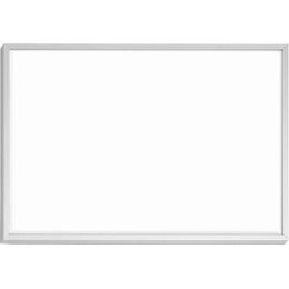 moedel MADRID Silver Line, DIN A6, Quer, Aluminiumrahmen, Schiebef&uuml;hrung, Klebemontage, B 105 x H 148 mm, alusilber