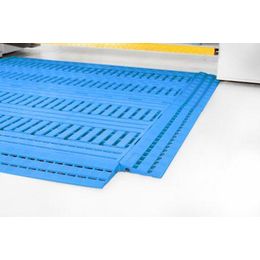 COBA EUROPE Fu&szlig;bodenrost Work Deck, L 1200 x B 600 x H 25 mm, blau