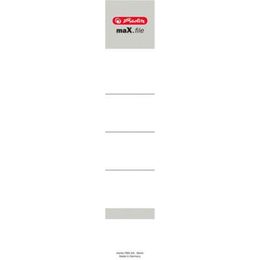 Herlitz nature R&uuml;ckenschild, R&uuml;ckenbreite 50 mm, selbstklebend, 10 St&uuml;ck