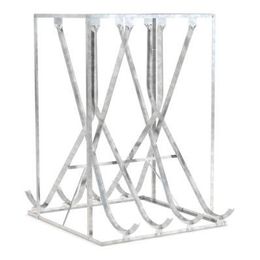 Schr&auml;ghochparker WSM, 2-seitig, f&uuml;r Reifen bis B 60 mm B 1400 x T 1875 x H 2010 mm, Stahl verzinkt, 8 Einh&auml;ngepl&auml;tze