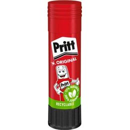 Klebestift Pritt, Multipack 6 x 22 g, anwendbar bei Papier/Pappe/Fotos, umweltschonend, auswaschbar bei 20&deg; C, farblos