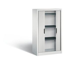 C + P Rollladenschrank Omnispace, 3 OH, abschlie&szlig;bar, B 800 x T 420 x H 1345 mm, Stahl/Kunststoff, lichtgrau